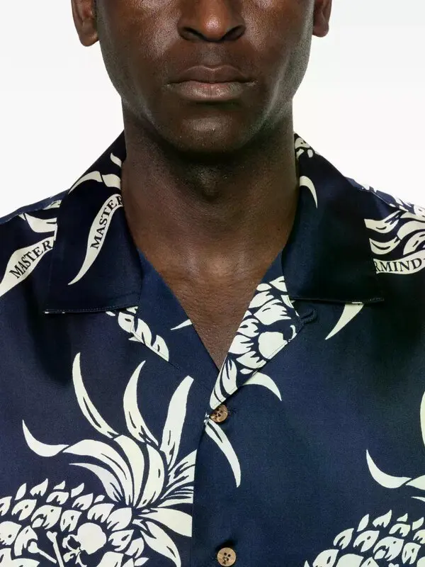 MASTERMIND WORLD Pineapple-pattern Shirt
