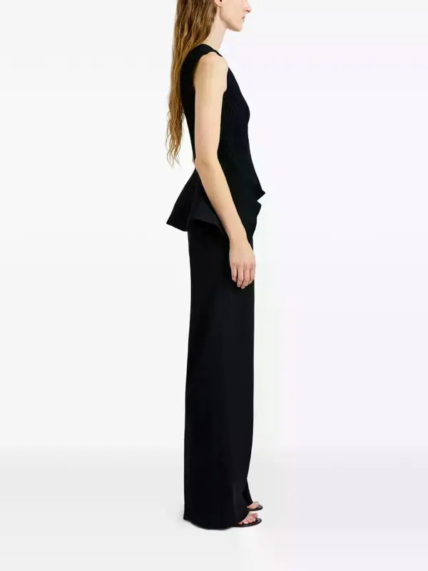 Proenza Schouler Ribbed V-neck Sleeveless Top
