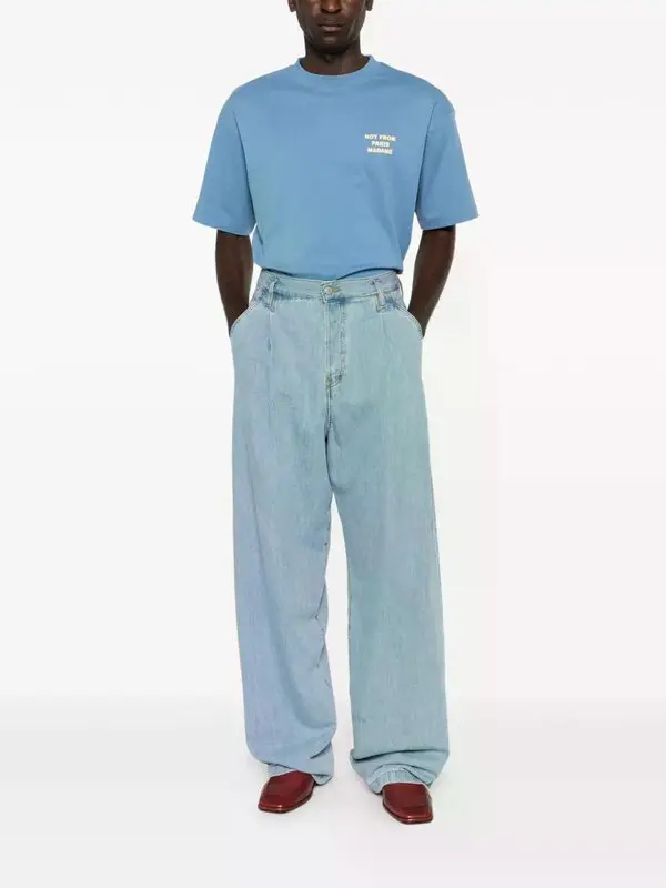 Drole De Monsieur Short-sleeve T-shirt - Blue