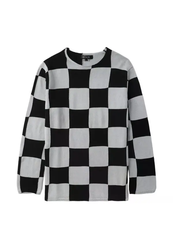 Comme Des Garçons Checkerboard Knit Jumper