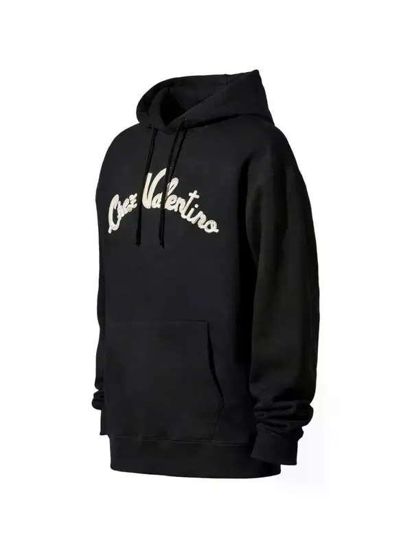 Valentino Garavani Logo Drawstring Hoodie
