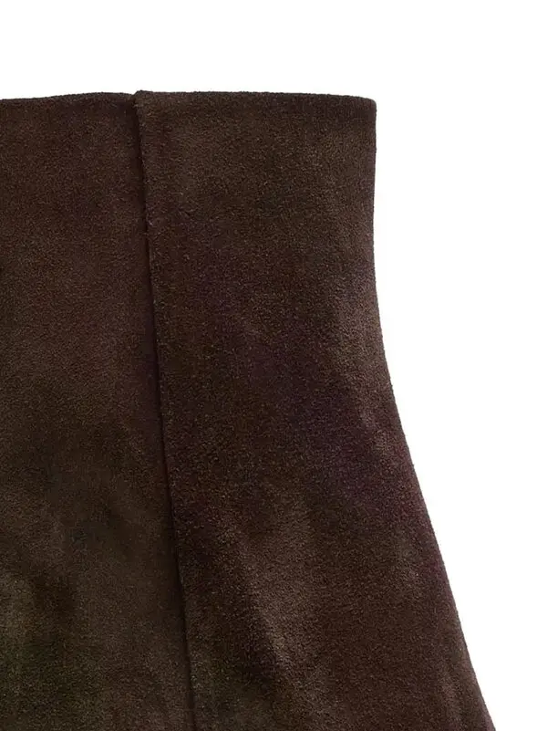 JIMMY CHOO Frankie Suede Ankle Boots - Brown