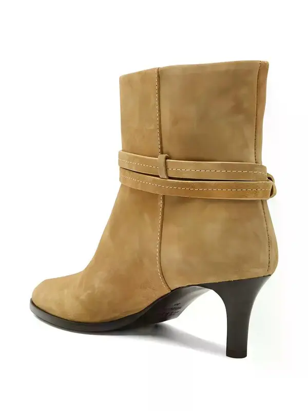 Isabel Marant Étoile Meyli Strap Ankle Boots - Neutrals