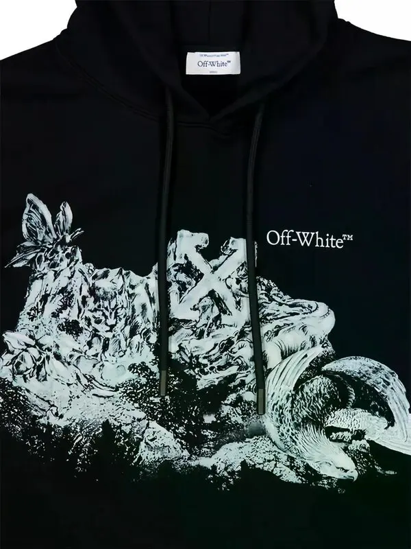 Off-White Graphic Print Hoodie