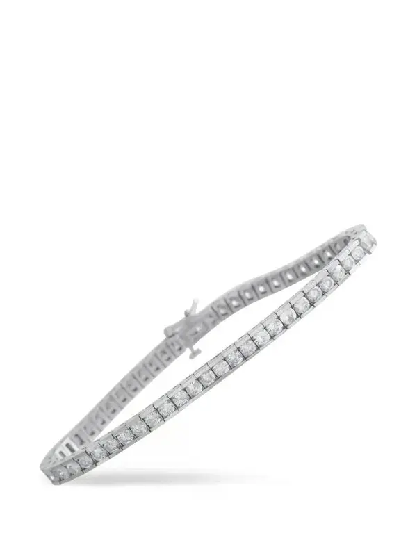 LB EXCLUSIVE 14k White Gold Diamond Tennis Bracelet 5.60ctw