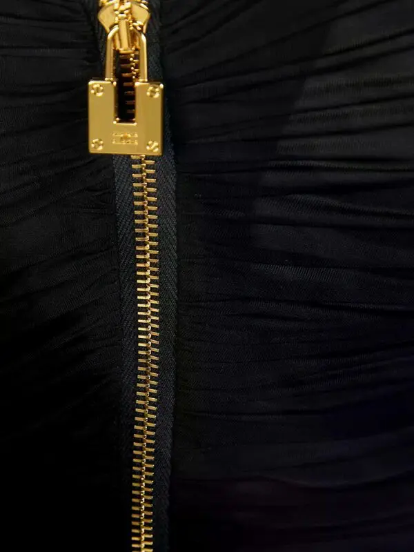 Elisabetta Franchi One-shoulder Zip Top