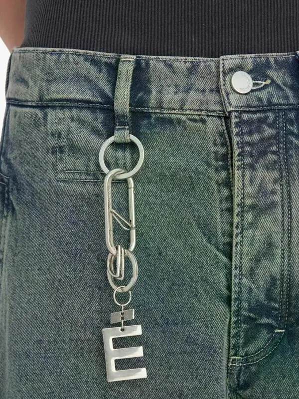 Études Studio Tone Carabiner Keyring With Initial Detail