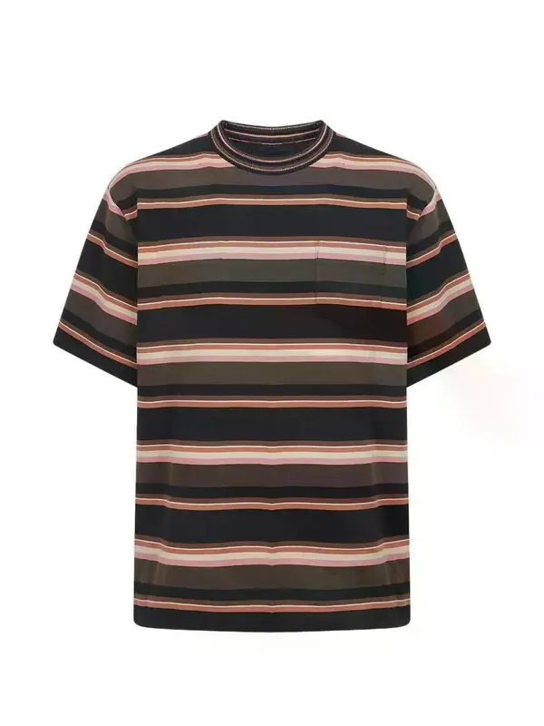 Sacai Horizontal-stripe T-shirt