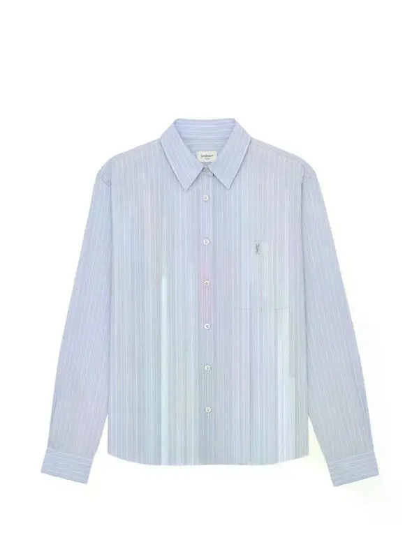 Saint Laurent Striped Shirt - Blue