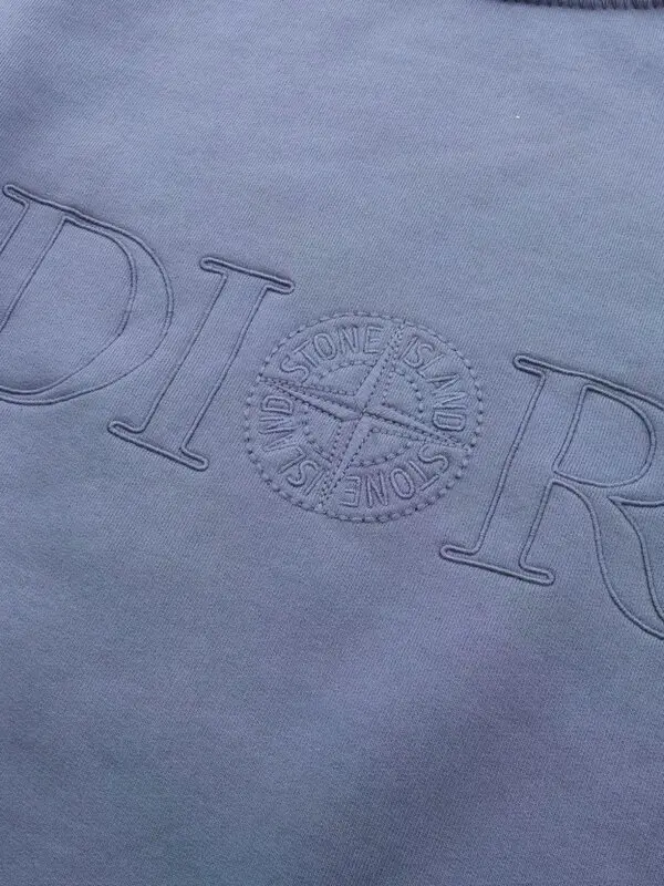 Dior Stone Island Vintage Logo Embroidery Sweatshirt