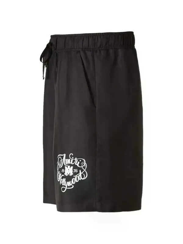 Amiri Hollywood Printed Silk Shorts