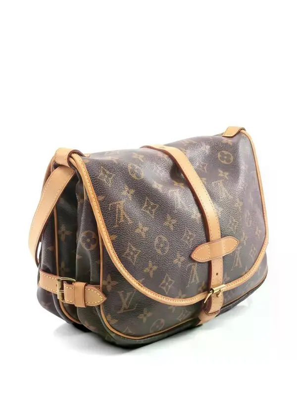 LOUIS VUITTON 2008 30 Saumur Monogram Crossbody Bag
