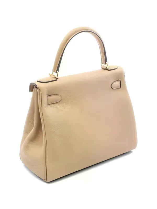 Hermès 28 Kelly Leather Tote Bag - Neutrals
