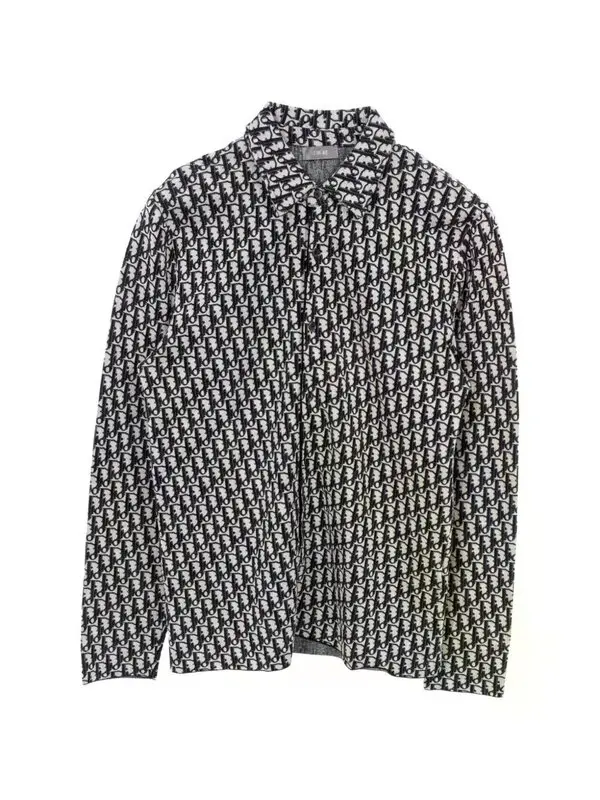 Dior Oblique Long-sleeve Shirt - Black