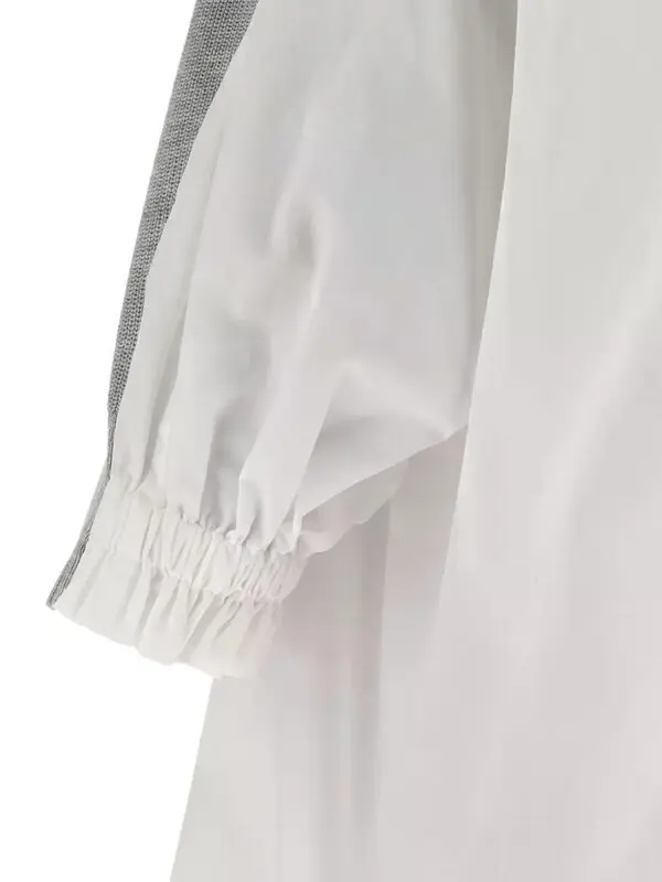 Sacai Asymmetric Hem Crew Neck Sweater