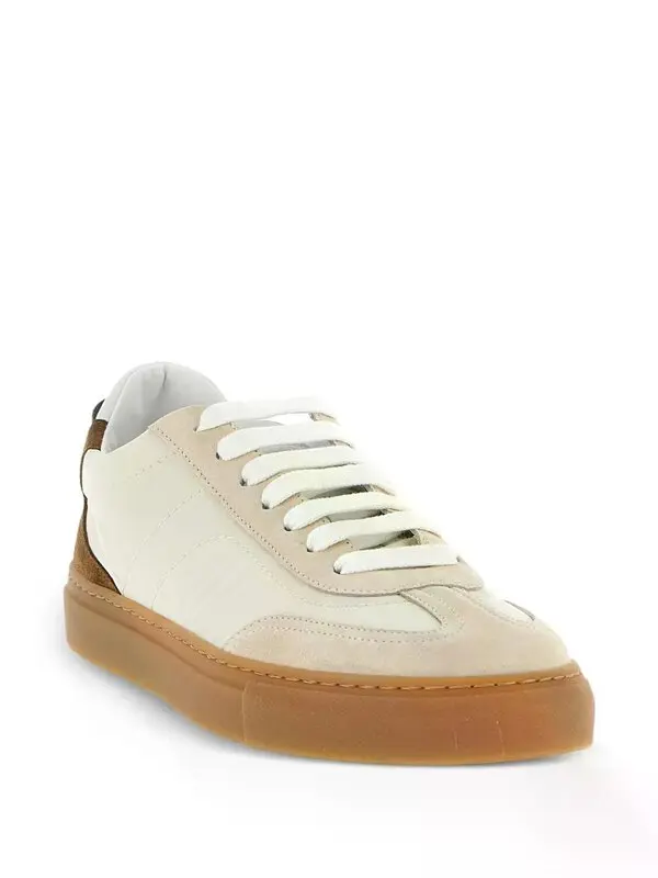 Brunello Cucinelli Lace-up Sneakers With Monile Detail