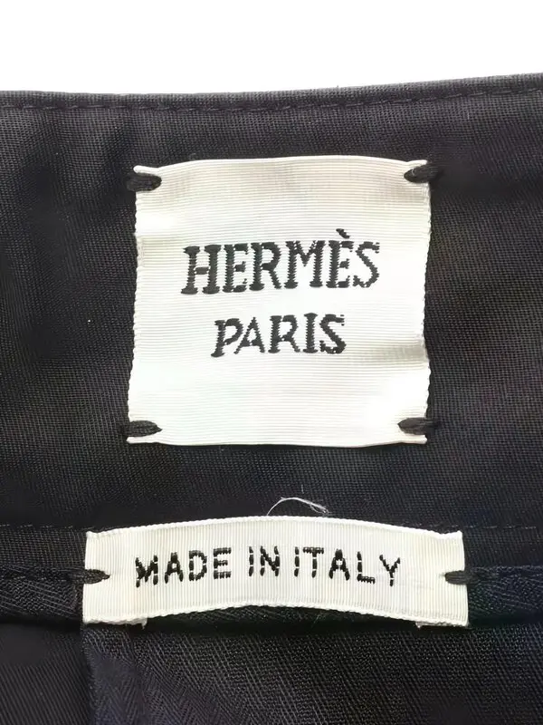 Hermès Wide Leg Cotton Trousers