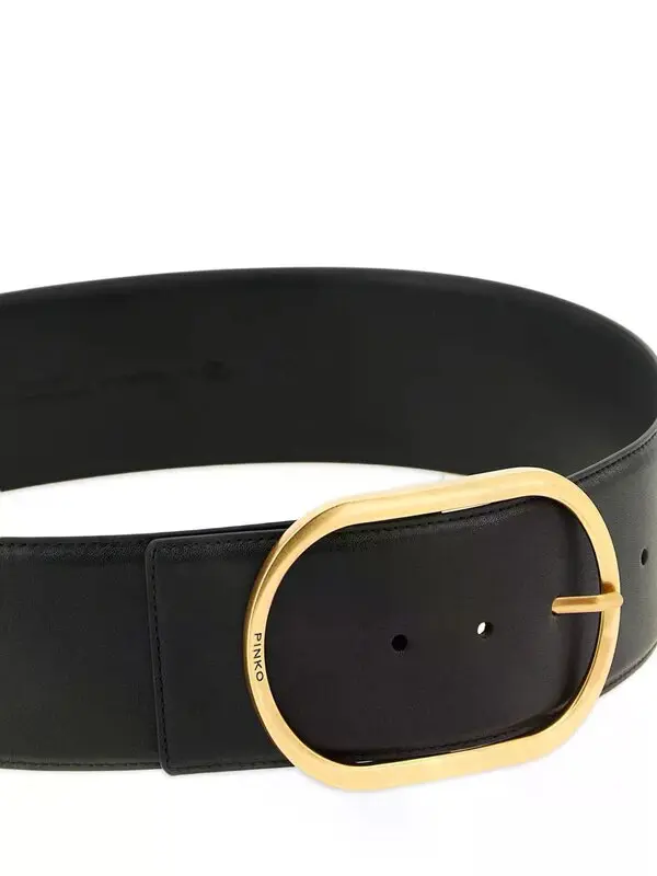 Pinko Buckled Leather Belt