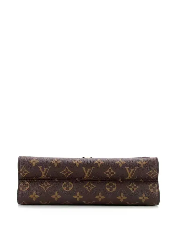 LOUIS VUITTON Victoire Handbag Monogram Canvas And Leather - Brown