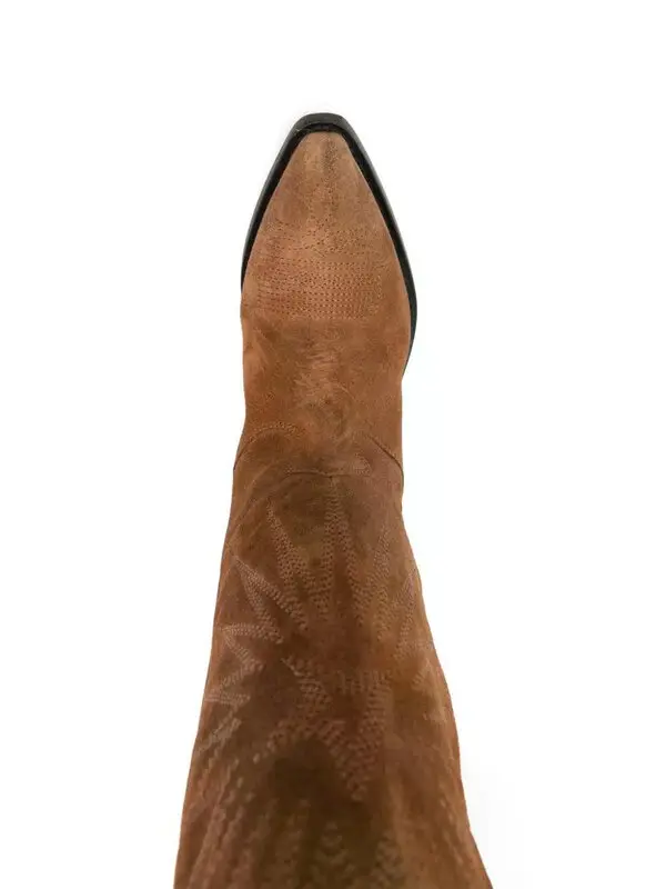 GOLDEN GOOSE Wish Star Patterned Suede Boots