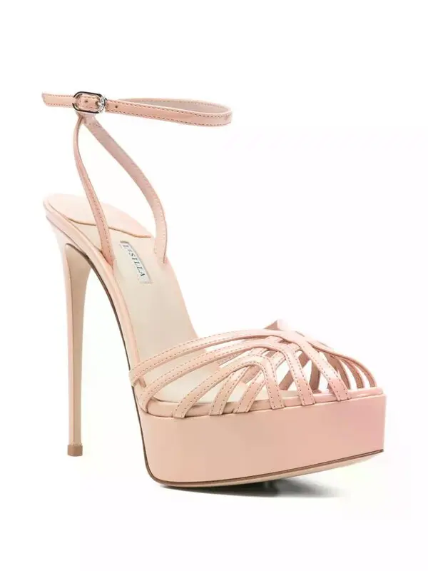 LE SILLA Platform Caged Sandals - Pink