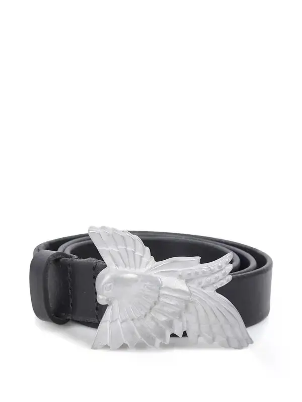 Our Legacy Leather Belt With Bird Detail