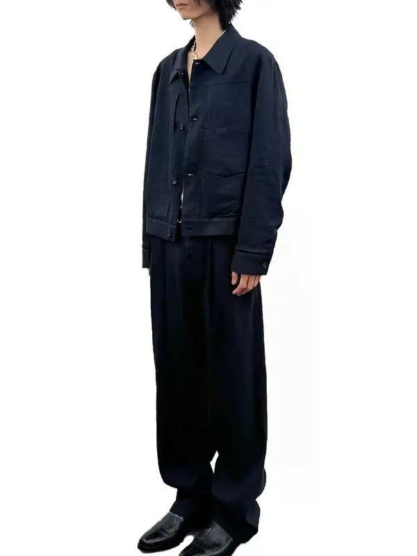 TONYWACK Buttoned Shirt Jacket