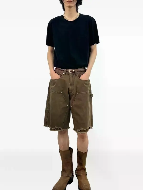 TONYWACK Frayed Carpenter Shorts