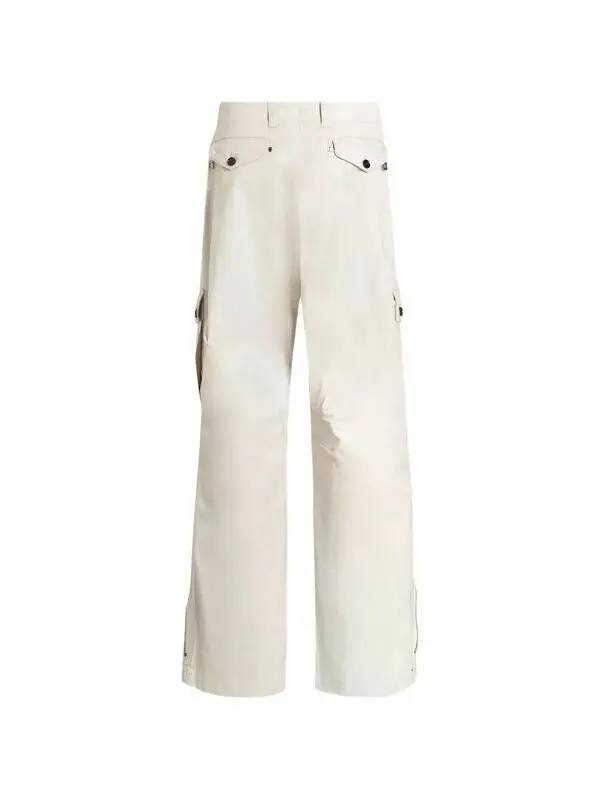 Dolce & Gabbana Gabardine Trousers With Zip Embellishments