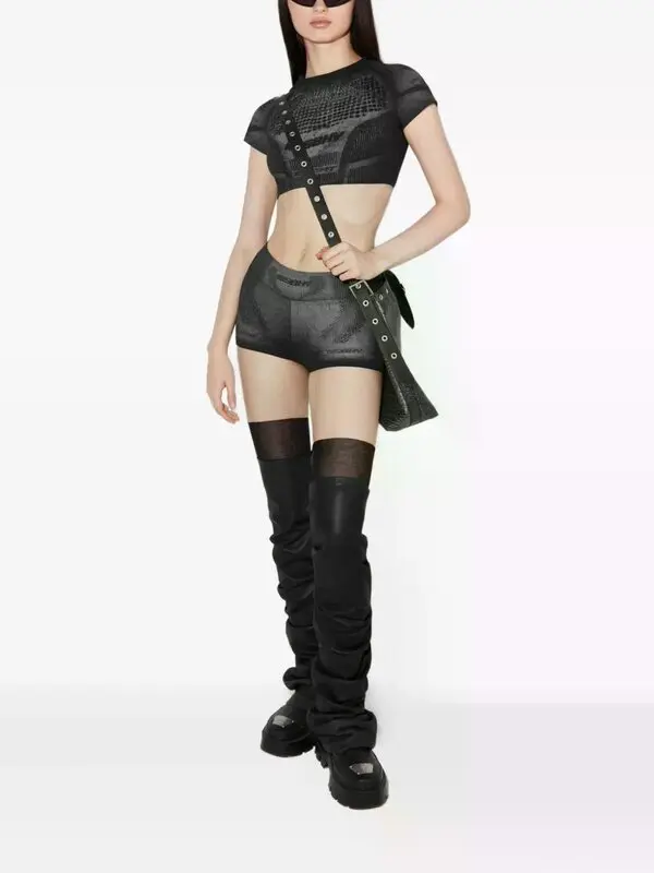 MISBHV Logo-detail Shorts - Black