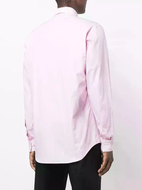 Philipp Plein Skull-embroidered Striped Shirt