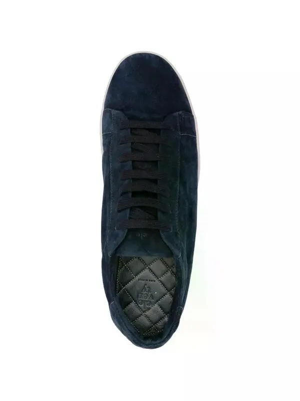 Eleventy Lace-up Suede Sneakers