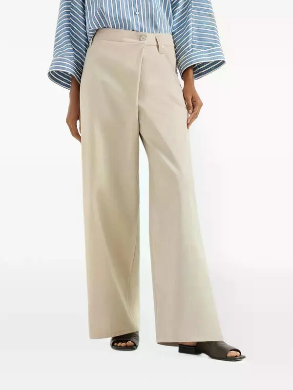 Brunello Cucinelli Palazzo Pants With Monili Decoration