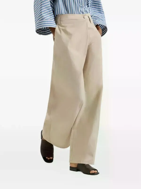 Brunello Cucinelli Palazzo Pants With Monili Decoration