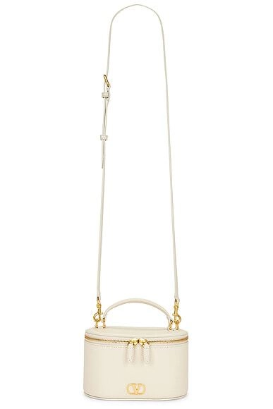 Valentino Garavani Vlogo Signature Vanity Case Bag - Light Ivory