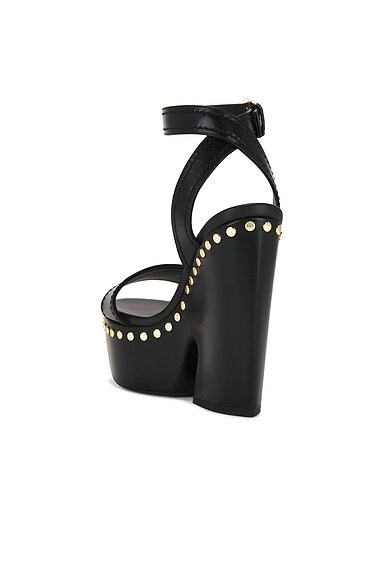 Givenchy Calfskin Leather Platform Sandals