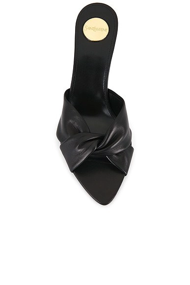 Saint Laurent Franciane Mule Sandal - Nero