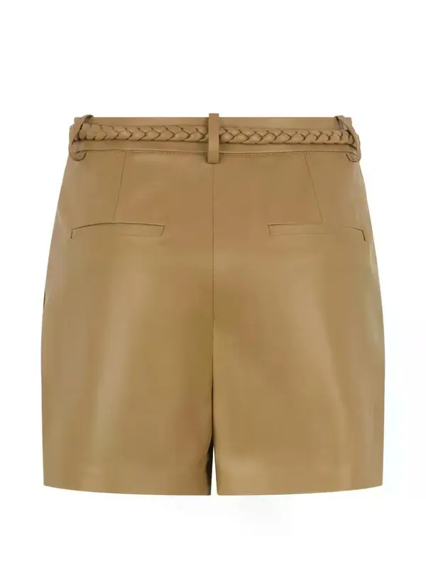 Red Valentino Braided Belt Shorts