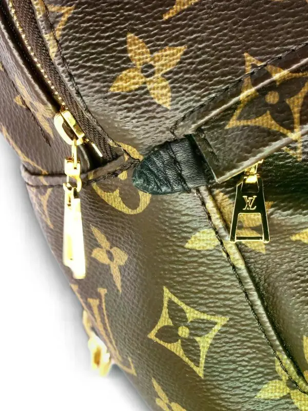 LOUIS VUITTON Palm Springs Monogram Canvas Mini Backpack - Black