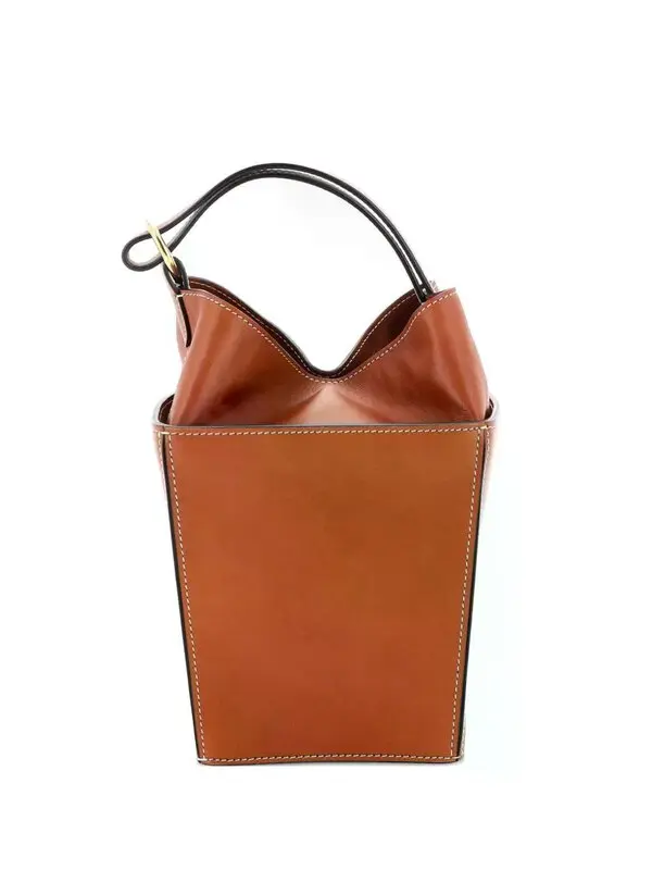 Celine Strap Box Top Handle Bag - Brown