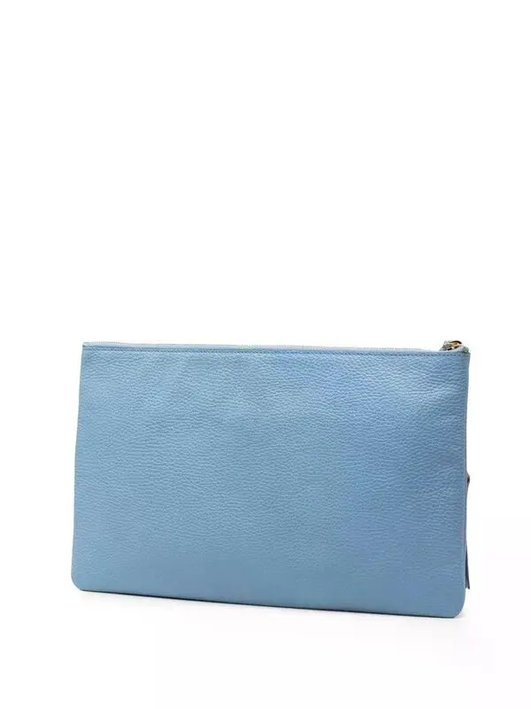 Gucci 2000-2015 Calfskin Bamboo Tassel Clutch - Blue
