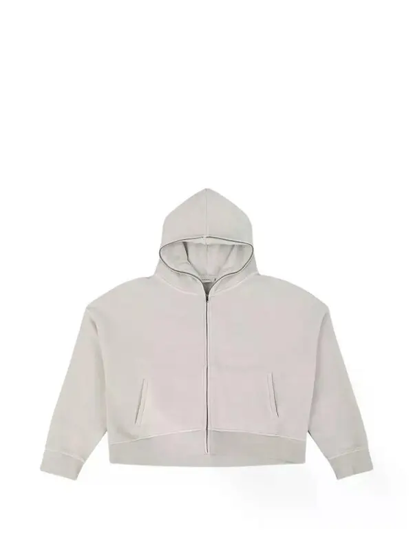 ENTIRE STUDIOS Zip Hooded Sweater - Neutrals
