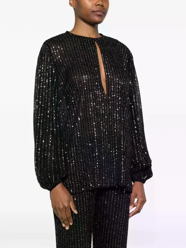 Missoni Long Sleeve Sequin Blouse