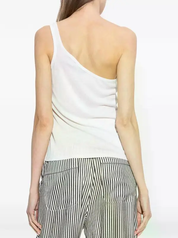 TOM FORD One-shoulder Ribbed Top - White