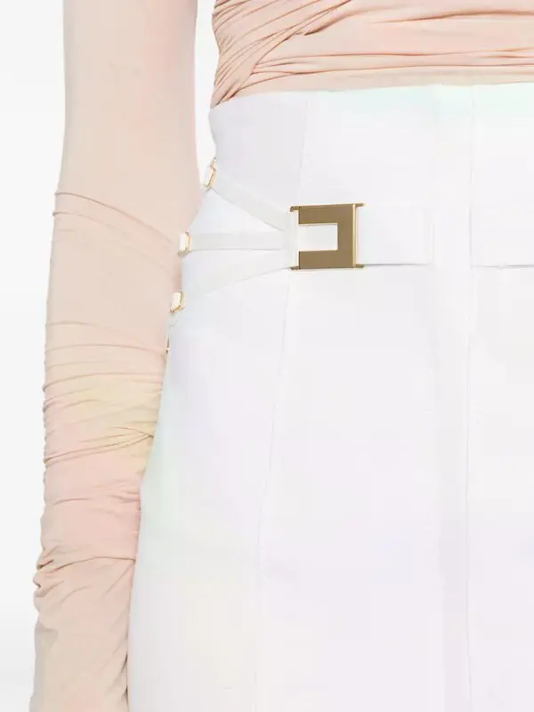Elisabetta Franchi Logo Detail Mini Skirt