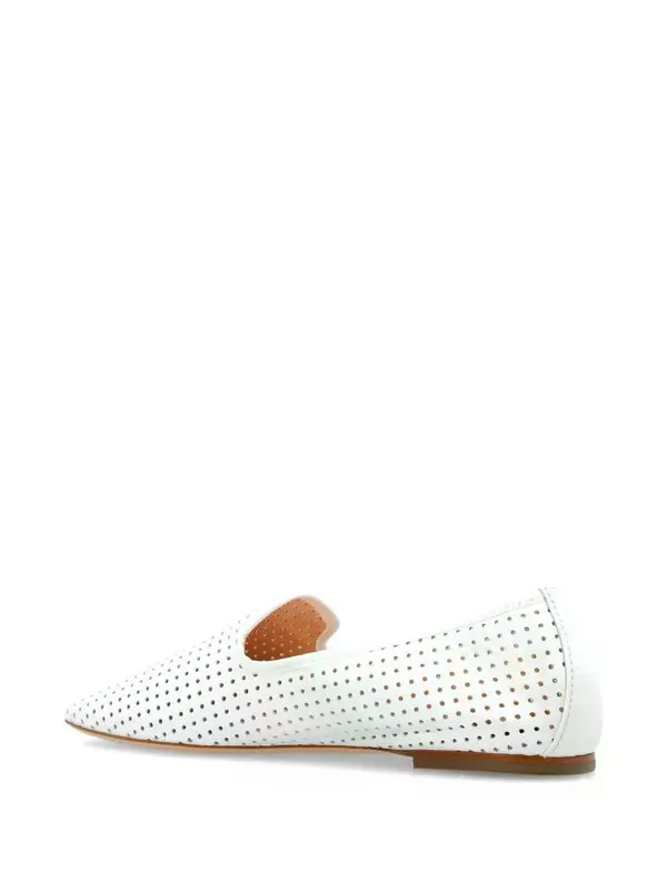 Agl Lucy Perforated Lamb Skin Loafers