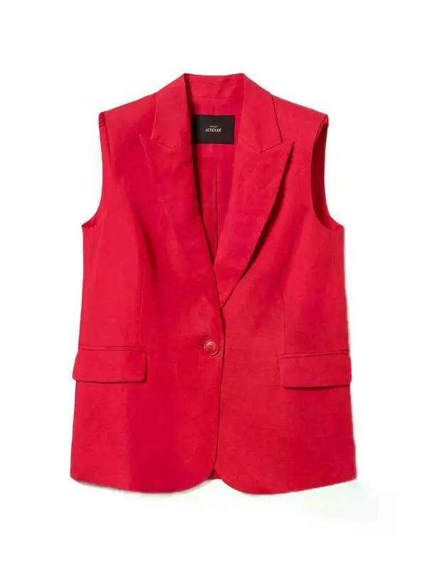 TWINSET Collection Linen Blend Waistcoat