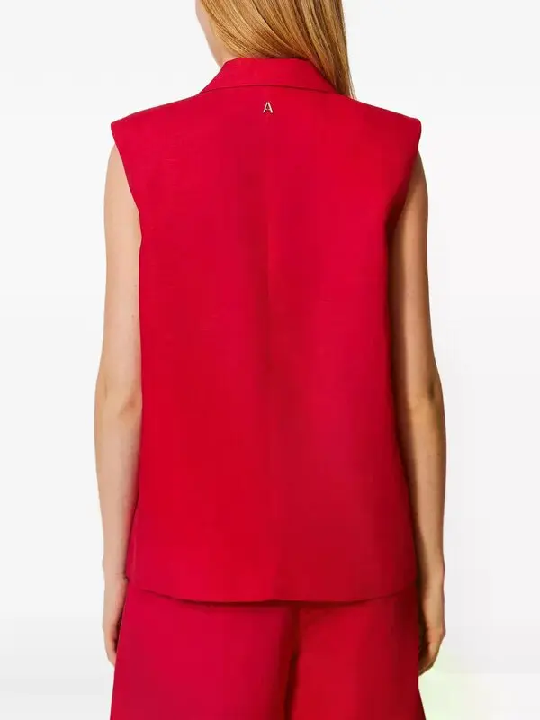TWINSET Collection Linen Blend Waistcoat