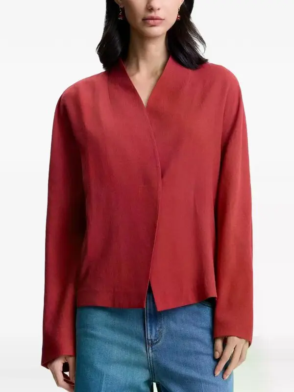 Shanghai Tang Belted Wrap Jacket