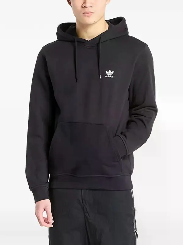 Adidas Drawstring Hoodie - Black
